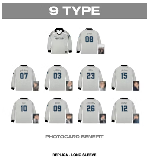 ATEEZ - REPLICA LONG SLEEVE [2025 WORLD TOUR 'TOWARDS THE LIGHT : WILL ...